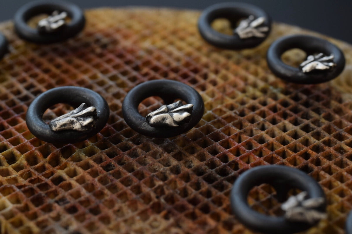 Fern Spine Wreath Studs – Laurel and Lime